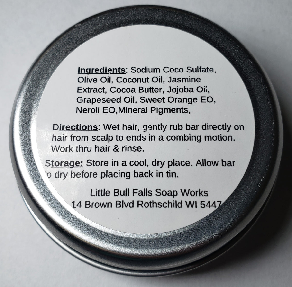 Jasmine Shampoo Bar – Little Bull Falls Soap Works